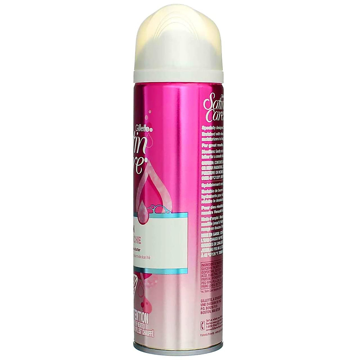 Gillette Satin Care Dry Skin Shave Gel, 7 Oz (Pack of 4)