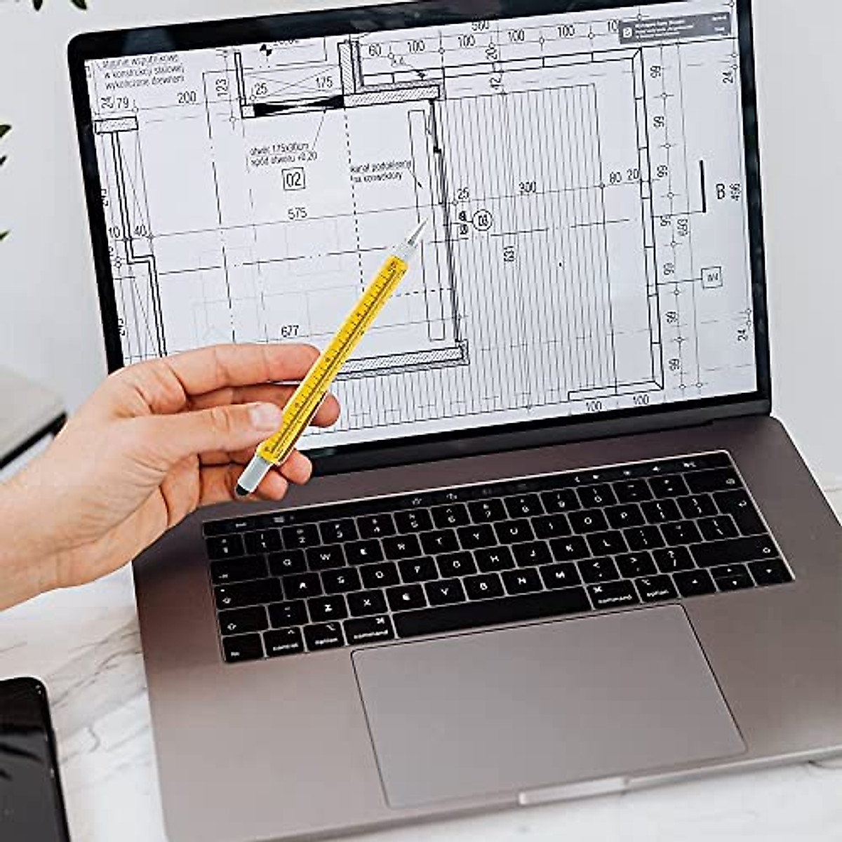 Ranen 6 in 1 Multitool Pen, Cool Gadgets for Men, Gifts for Dad, Stocking Stuffers for Men, Unique for Men