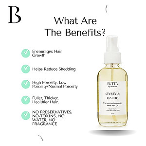 Butta by Belle Bar Onion & Garlic Ayurvedic Hair Oil
