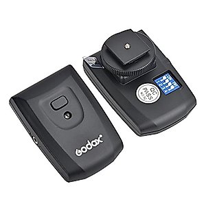Godox Wireless 433MHz GN33 Camera Flash Speedlite with Built-in Receiver with RT Transmitter Compatible for Canon Nikon Sony Olympus Pentax Fuji DSLR Cameras with Diffuser + Filters + USB LED