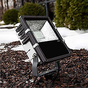 DEMASLED 10 pcs Metal Ground Stake for 10W - 20W LED Flood Light Holder 6.6 in - 16.8cm for Outdoors, Gardens and Yard