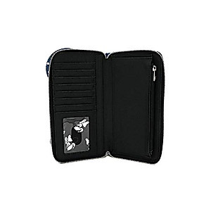 Loungefly x Disney Minnie Mouse Denim Polka Dot Zip-Around Wallet