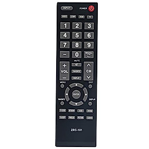 ZRC-101 Replacement Remote Control Applicable for Insignia LCD TV NS-LCD15-09 NS-LCD37-09 NS-LCD26-09 NS-LCD22-09 NS-LCD32-09 NS-LCD19-09 NS-LCD19-09CA