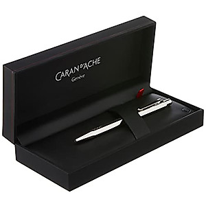 Caran D' Ache Retro Ecridor Rhodium Ballpoint Pen, Silver (0890.487)