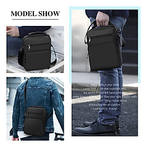 BAIGIO Men's Messenger Bag Shoulder Bags Crossbody Travel Bag Casual Sling Pack Man Purse Handbag for Work Business
