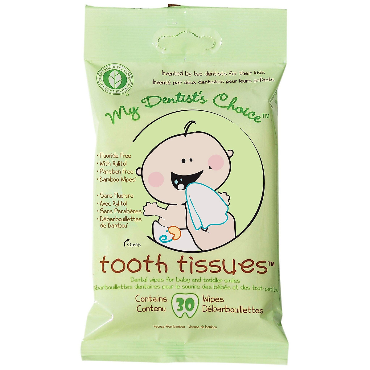 MY DENTISTS CHOICE Tooth Tissues 30 Pack, 30 CT