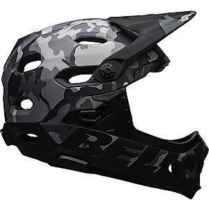BELL Super DH MIPS Adult Mountain Bike Helmet - Matte/Gloss Black Camo (2022), Large (58-62 cm)