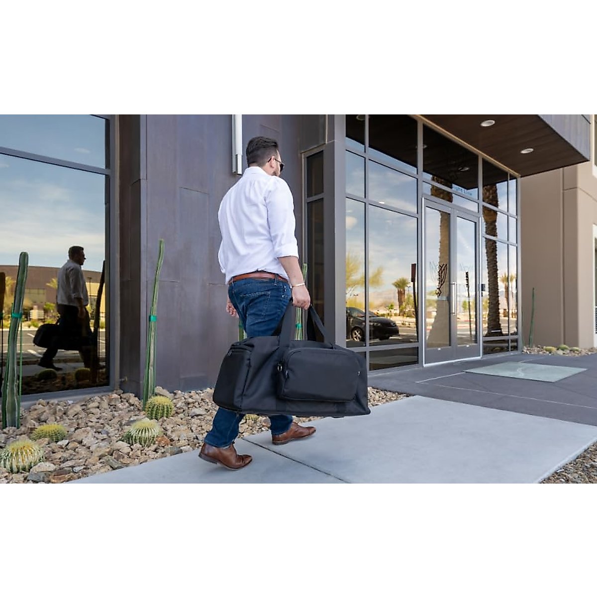 Xtreme Sight Line ~ Xecutive Transport Faraday Duffel Bag for Military Use ~ MOLLE System ~ Computer Towers and Other Large Electronics ~ Data Security for Executive Travel ~ Shoulder Strap Included ~ Tracking/Hacking Defense ~ Removable Foam Padded for E