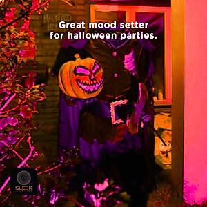 SLEEKLIGHTING 23 Watt T2 Orange Light Spiral CFL Light Bulb, UL Approved-, E26 Medium Base-Energy Saver (Pack of 4)