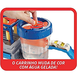 Hot Wheels FTB66 City Mega Car Wash Connectable Play Set with Diecast & Mini Toy Car