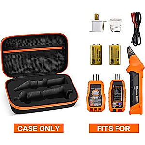 Storage Case for Klein Circuit Breaker Finder, Outlet Repair Kit & GFCI Tester - Box Only