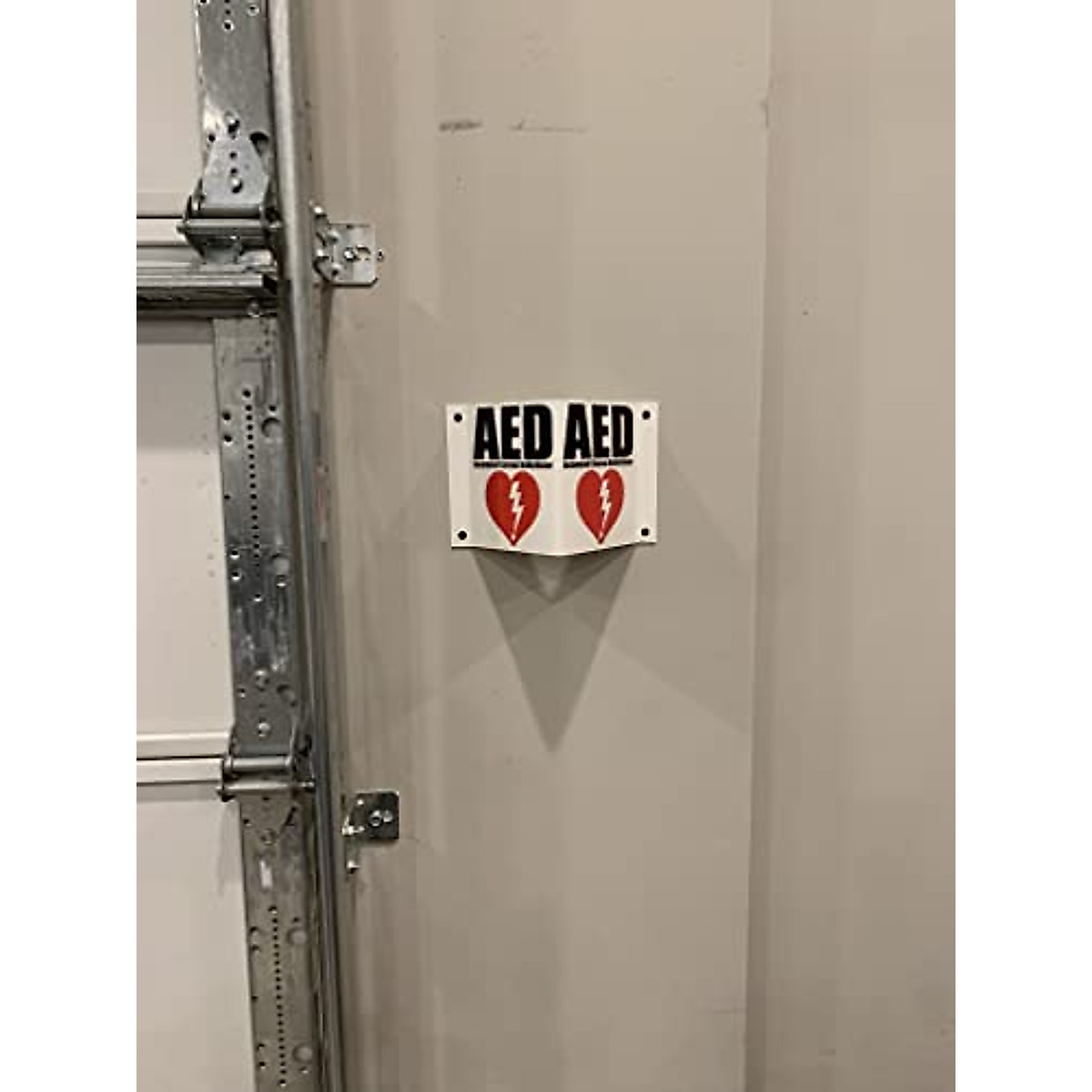 AED Sign 3D Projecting Location Inside AED Signs For Workplace or Wall