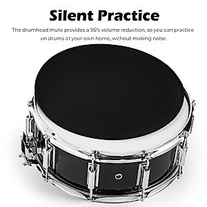 Vangoa Snare Drum, Marching School Band Student Snare Drum Kit Set 14" x 5.5" for Beginners Teens Adults Kids with 10mm Padding Carry Bag, 5A DrumSticks, Drum Key, Strap, Drum Mute Pad