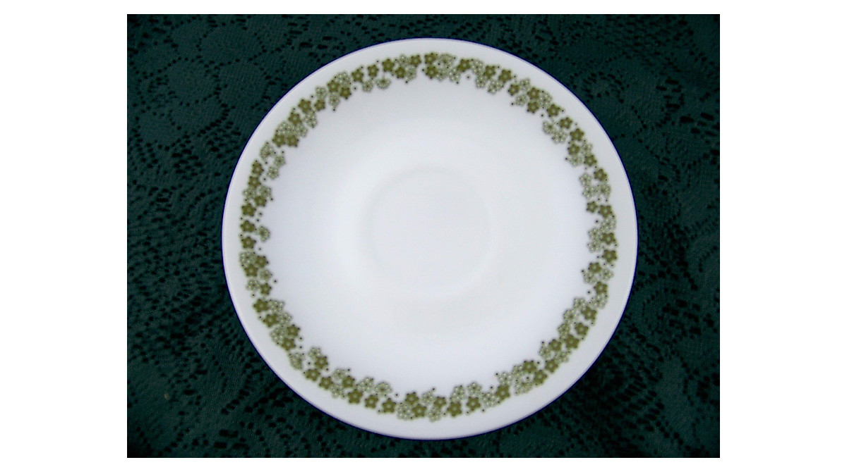 Corelle Crazy Daisy Saucer Plate Set of 4 - Spring Blossom Pattern