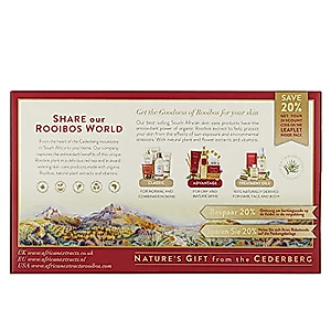 African Extracts Rooibos Tea - with Bonus SKINCARE Pack -160 Teabags USDA Organic South African 100% Pure Caffeine Free Fairtrade