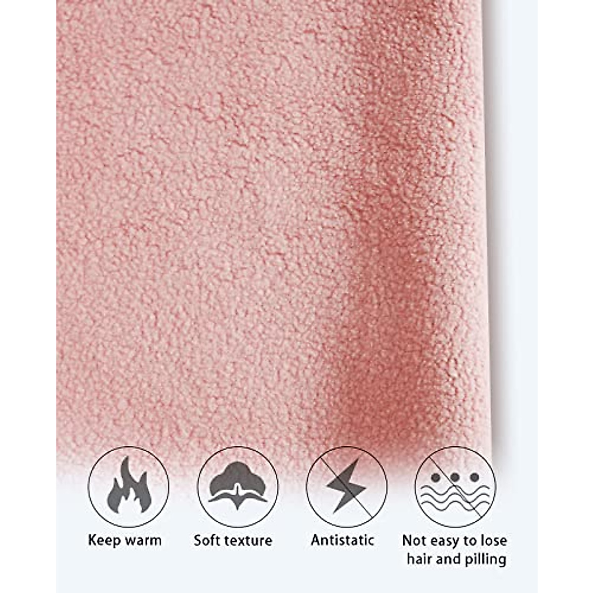 Kickred Basic Dog Hoodie Sweatshirts, Pet Clothes Hoodies, Granular Velvet, Sweater with Hat and Leash Hole, Soft Velvet Outfit Coat for Small Medium Large Dogs