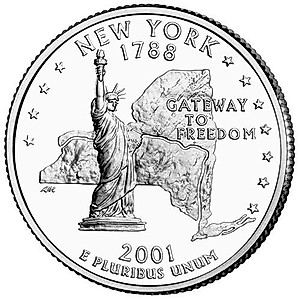 2001 D BU New York State Quarter Choice Uncirculated US Mint