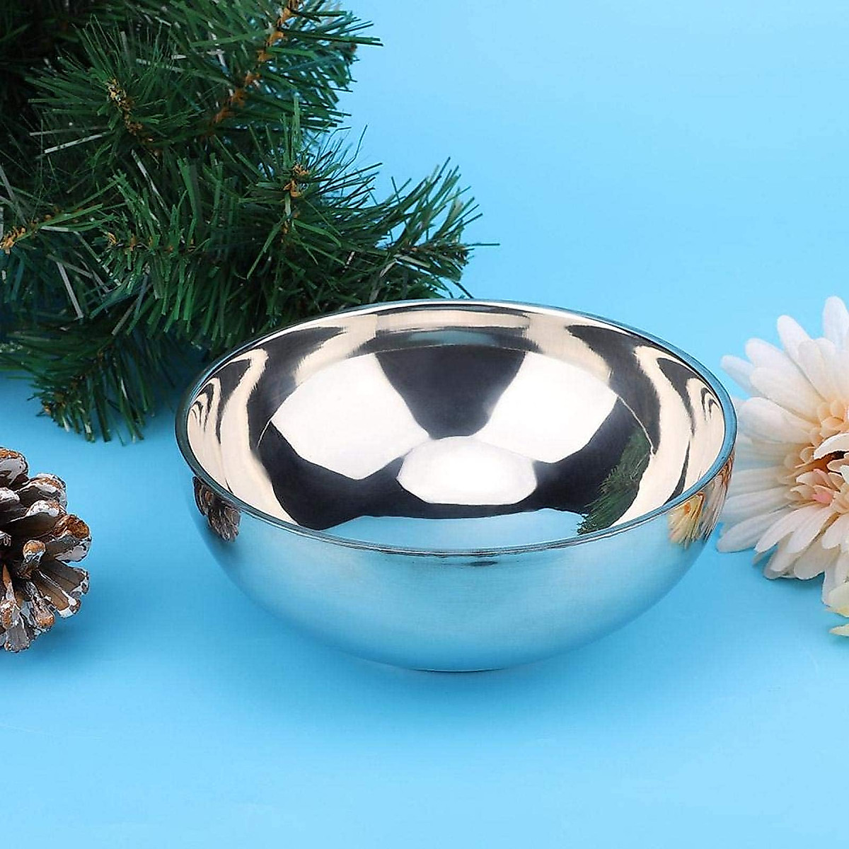 34 Oz/ 1000ml Stainless Steel Mixing Bowls Double Wall Serving Bowl Insulated Cereal Bowl Salad Bowl Stainless Steel Bowl Stainless Steel Water Bowl