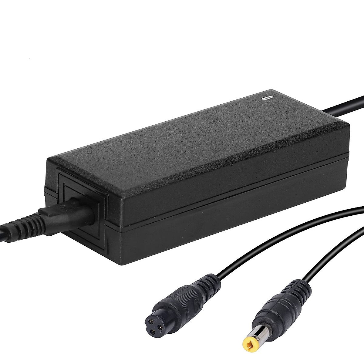 42V 2A Charger with 5.5mm Single Prong DC Plug and 8mm Triple Prong Connector, Two Plugs, Universal Replacement of 36V Lithium Battery