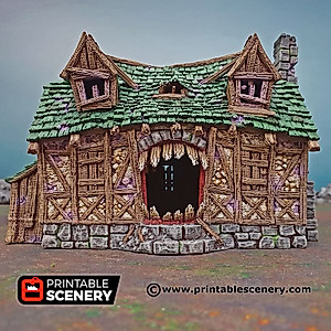 Mimic House DND Terrain for Dungeons and Dragons Terrain, D&D, Pathfinder, Warhammer 40k, Miniatures, D and D, Dungeons and Dragons Gifts, Dungeon Master