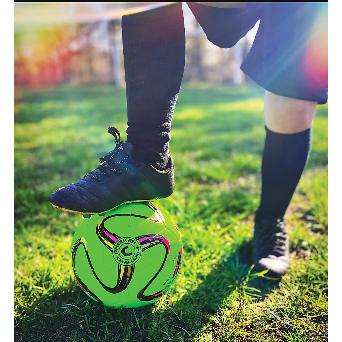 American Challenge Brasilia Soccer Ball (Lime, 4)