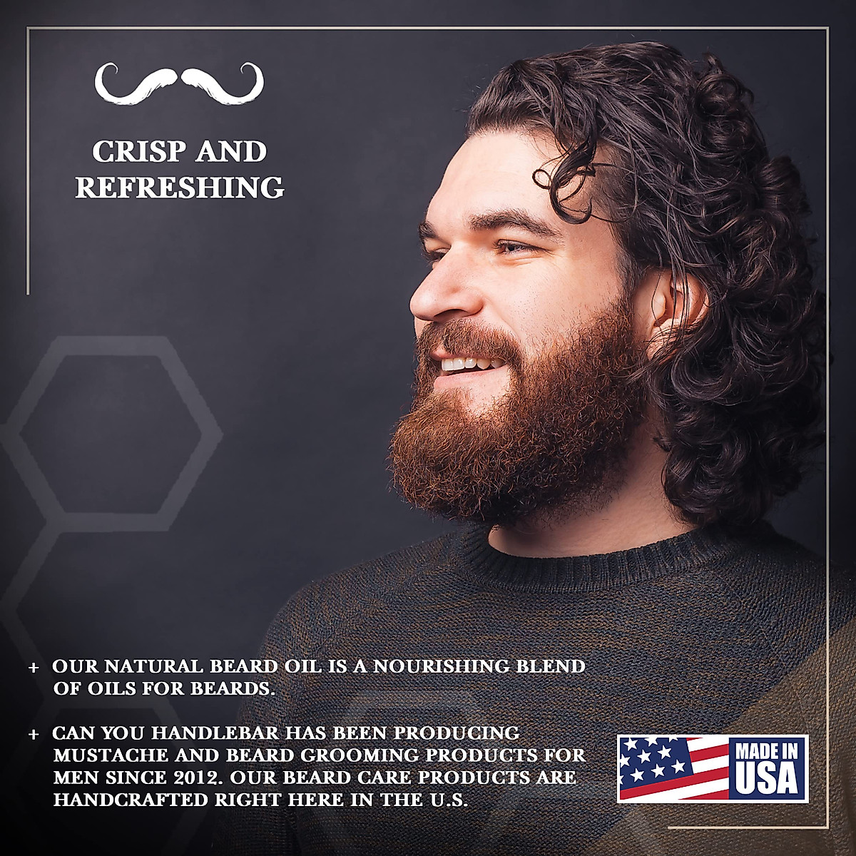 CanYouHandlebar Beard Oil for Men, Natural Beard Care Conditioner Moisturizer Softener Grooming Product, Citrus Bergamot and Lavender Scent, 1oz Dropper Bottle