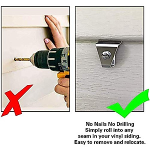 Blink Outdoor Vinyl Siding Mount with Waterproof Case, No-Hole Needed Mounting Bracket and Full Weather Proof Cover for All-New Blink Outdoor Security Camera System(3 Pack)