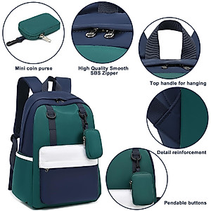 Bluboon Girls Womens College Laptop Backpack Cow Print School Bookbag Travel Rucksack School Bag with USB Charging Port for High School