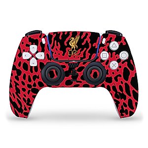 Head Case Designs Officially Licensed Liverpool Football Club Animal Print Art Vinyl Faceplate Sticker Gaming Skin Decal Cover Compatible With Sony PlayStation 5 PS5 DualSense Controller