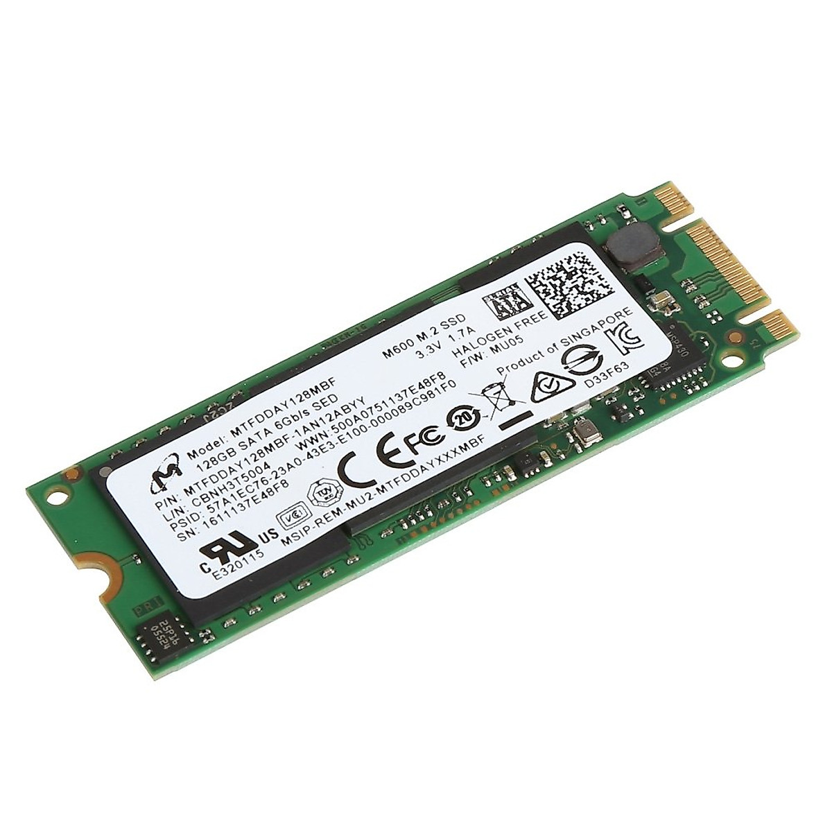 Micronet M600 128GB SATA III M.2 SSD
