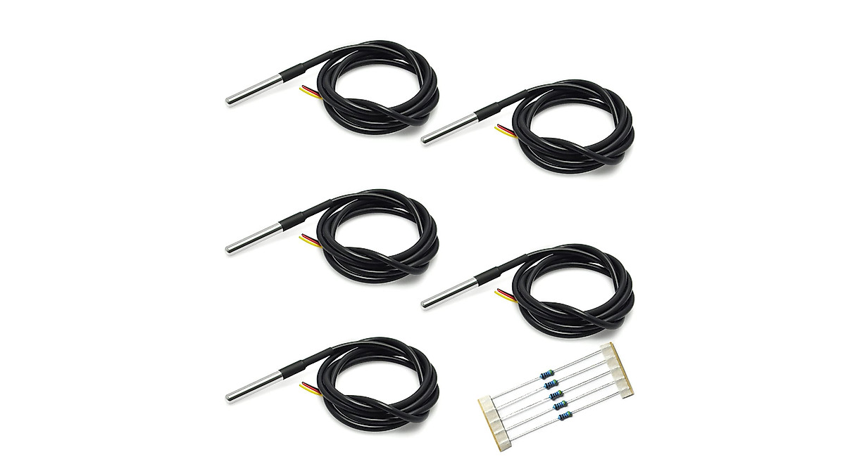 Gikfun 3.28 Ft DS18B20 Waterproof Temperature Sensor