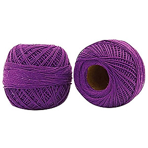 SJ2 Lot of 10 Pcs Anchor Cotton Crochet Embroidery Yarn Thread Knitting Tatting Ball
