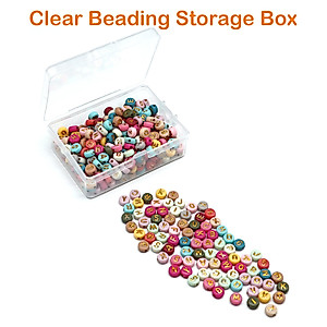 CUTEABC 9 Pieces Mini Plastic Clear Beads Storage Rectangular Empty Containers Box with Lids for Collecting Small Items,Beads,Jewelry,Business Cards,Game Pieces,Crafts Accessories (3 * 2.2 * 1 Inch)