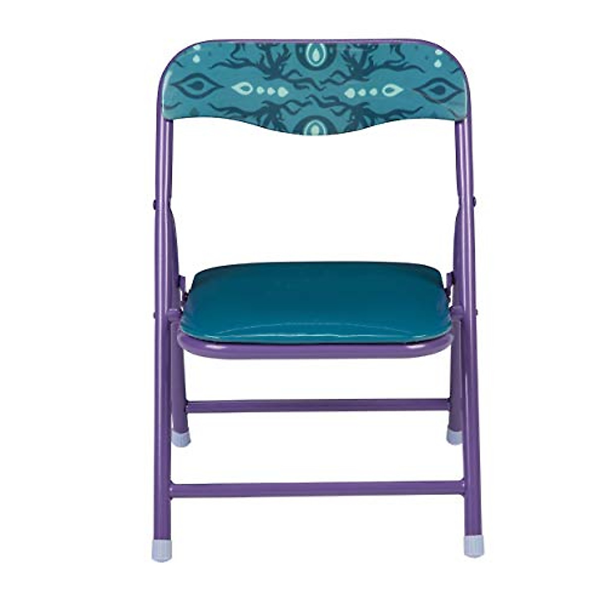 Disney Raya Table & Chair Set – Folding Kids Furniture Table & Chair – Includes Toddler Chair with Non-Skid Rubber Feet & Padded Seat – Sturdy Metal Construction – for Ages 24M+