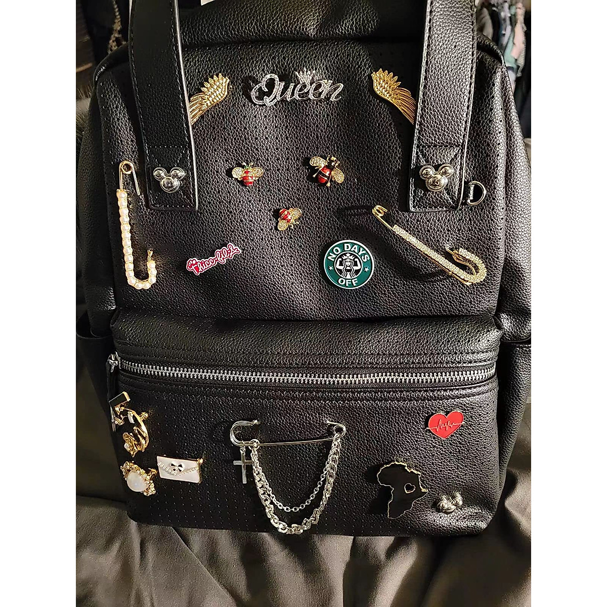 Honbay 4PCS 7cm/2.76inch Fashion Faux Pearl Brooch Pins Safety Pins