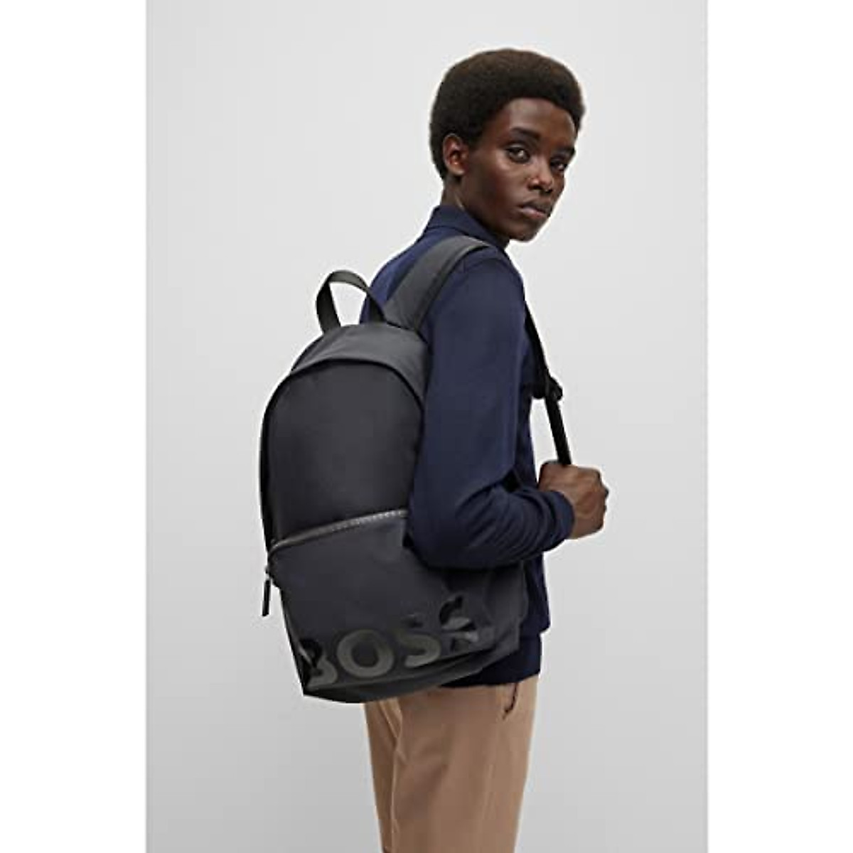 BOSS Men's Modern, Black1, 25.5 cm x 14 cm x 42 cm