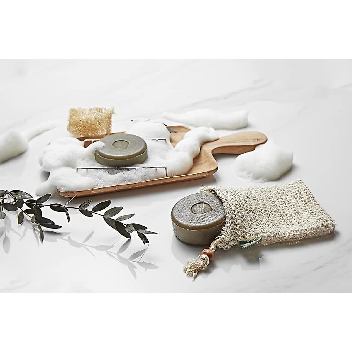 The Vegan Glow] Original Shampoo Bar, All Natural, Sulfate-Free, Silicon-free, Paraben-Free, Cruelty-Free, 100g / 3.5oz