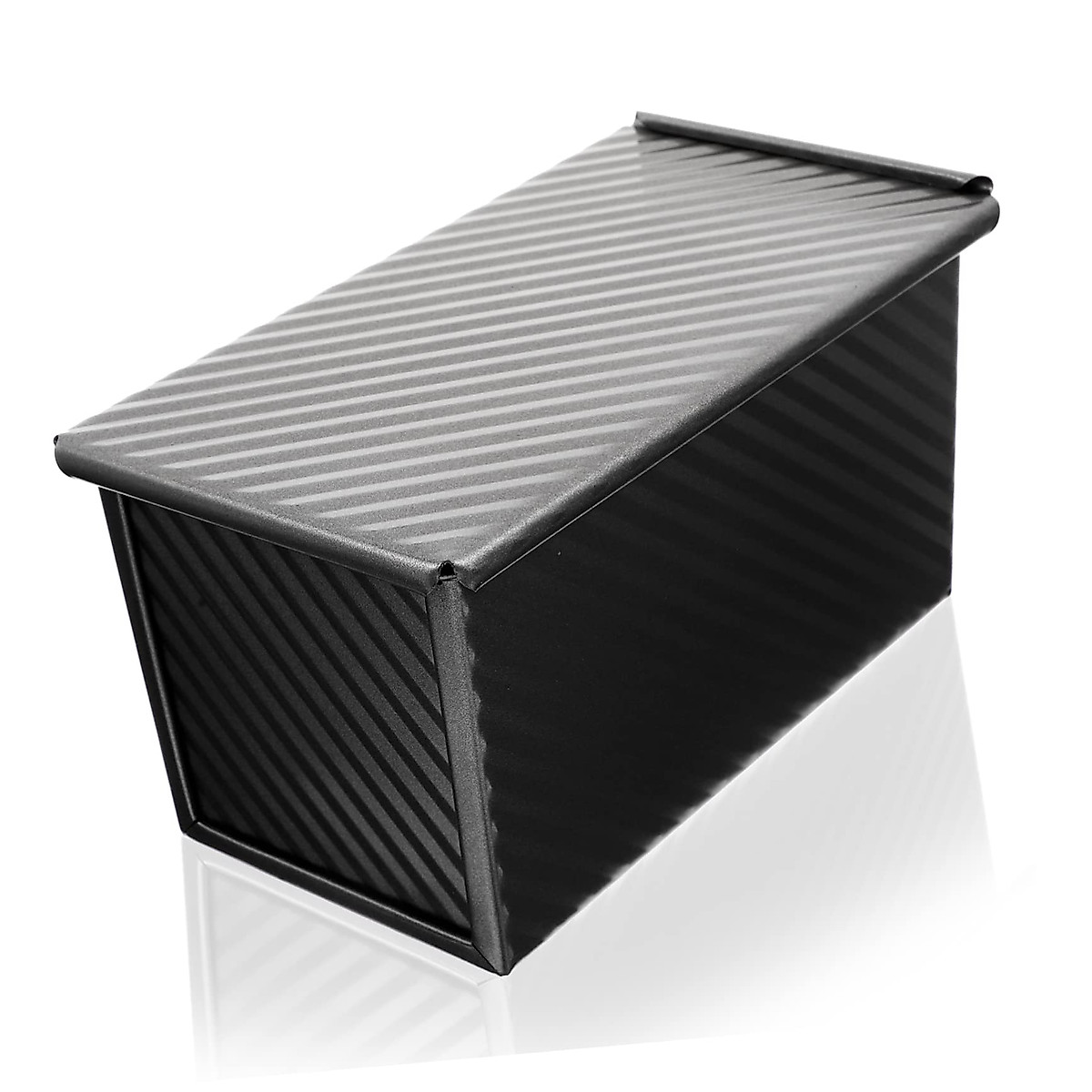 TIDTALEO Non-stick Bread Baking Mould Toast Box with Lid Carbon Steel Metal Bread Pan Toast Mold Bakeware