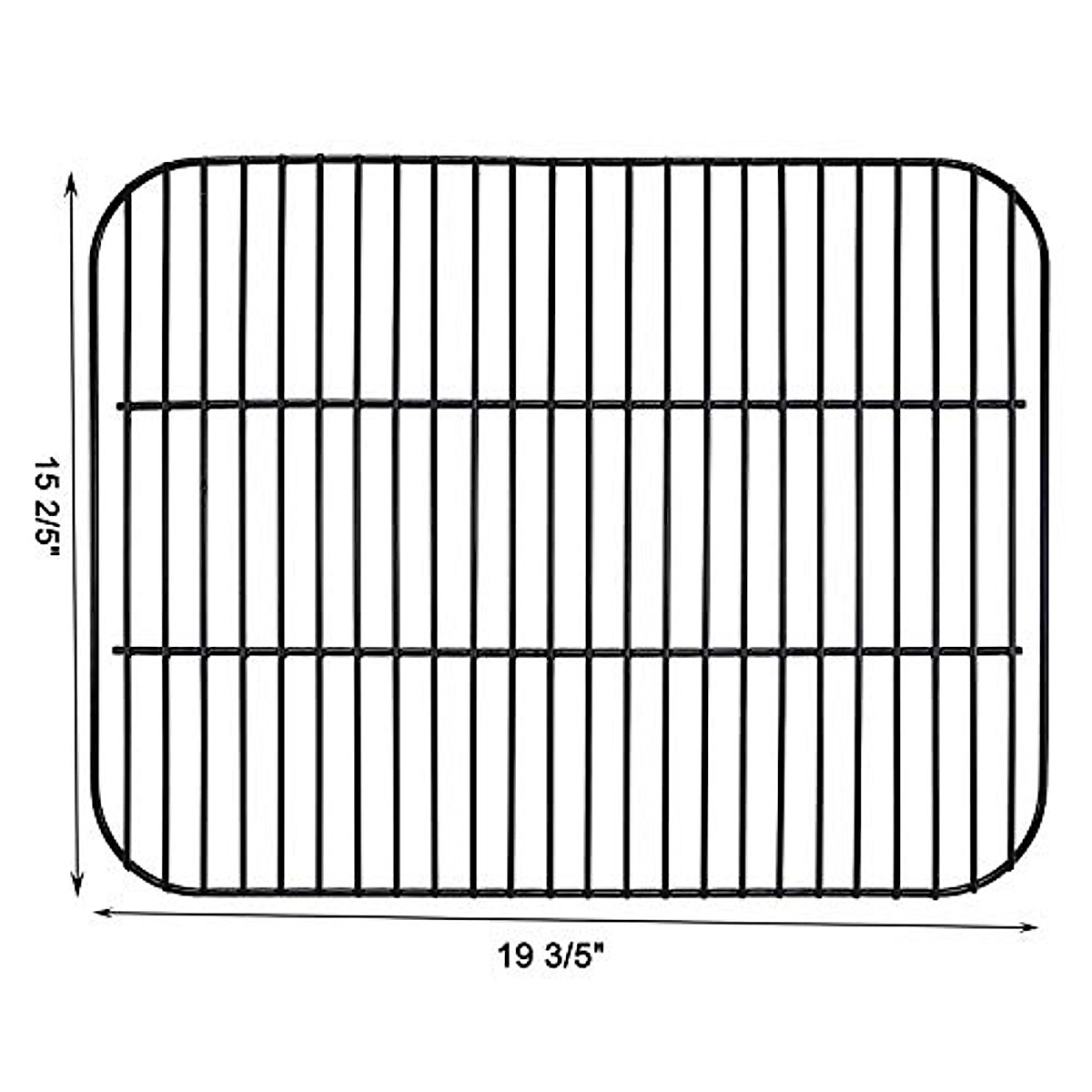Hisencn Grill Grates Replacement for Dyna-Glo 3-Burner Open Cart Propane DGC310CNP-D, DGC310RNP-D, DGC310BNP-D, 19 3/5 inch Porcelain Coating Steel Cooking Grid
