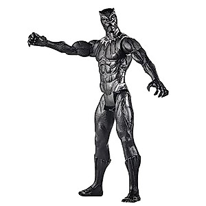 Avengers Marvel Titan Hero Series Black Panther Action Figure, 12-Inch Toy, Inspired by Marvel Universe, for Kids Ages 4 and Up