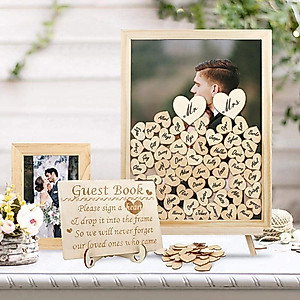 100 pcs Mini Rustic Wooden Love Heart Wedding Table Scatter Natural Wood Heart Crafts Children's DIY Manual Patch Home Decorations（30mm）