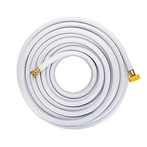 Camco TastePURE 75-Ft Water Hose - RV Drinking Water Hose Contains No Lead, No BPA & No Phthalate - Features Reinforced Design & Crafted of PVC - 5/8” Inside Diameter, Made in the USA (21008)