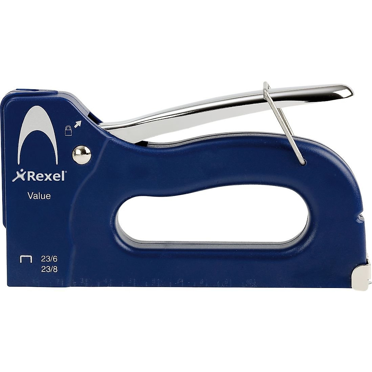 Rexel Value Tacker with Ruler (Blue)