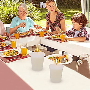 ionlywax Ivory Votive Candles Set of 12 Bulk Unscented Small Off-White Votives for Table Ceterpieces, Wedding, Party, Home 12 x 2.0oz