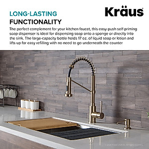 Kraus Kitchen Soap Dispenser Boden™ in Stainless Steel