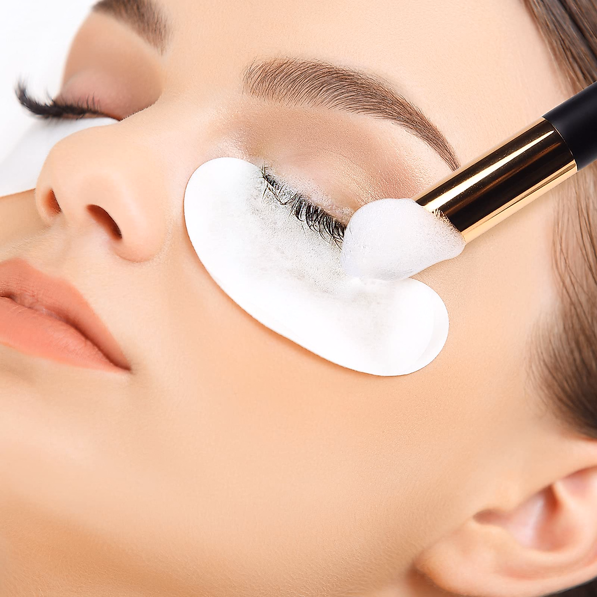 BEYELIAN 20 Pcs Lash Shampoo Brushes Set, Eyelash Extension Cleanser Brush, Blackhead Remover Brush, Nose Pore Deep Cleaning Brush, Soft and Comfortable Facial Makeup Remover Tools Black