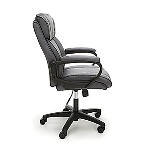 OFM ESS Collection Plush Microfiber Office Chair, in Gray (ESS-3082-GRY)