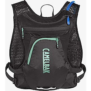 CamelBak Women's Chase Bike Vest 50oz - Hydration Vest - Easy Access Pockets, Black/Mint