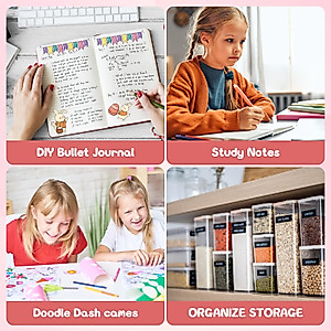 Wireless Photo Sticker Thermal Fast Printer, PrintPod Inkless Pocket Printer for DIY Scrapbook, 6 Pods (Blue)