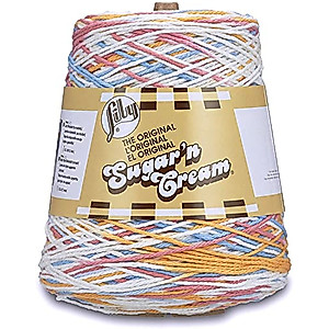 Lily Sugar N Cream Cones Kitchen Breeze Yarn - 1 Pack of 14oz/400g - Cotton - #4 Medium - 706 Yards - Knitting/Crochet